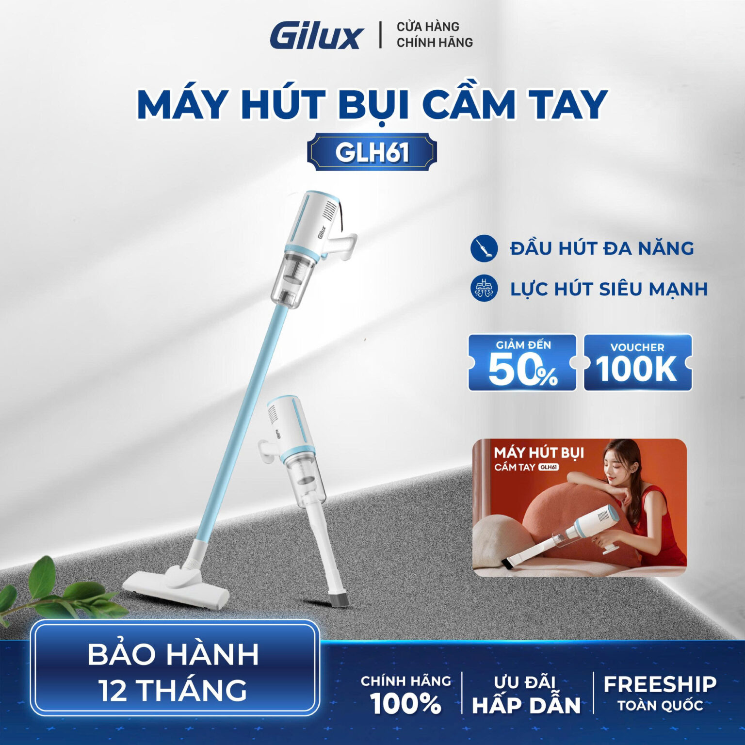 Máy làm sữa hạt đa năng Gilux GLX99 PRO - 15in1 Nấu sữa hạt, Nấu cháo ...